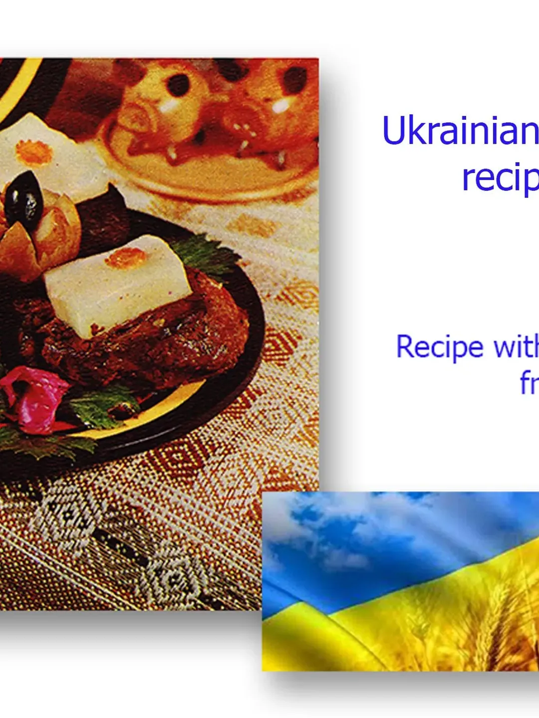 Ukrainian steak recipe Digital file Ukraine Solidarity with Ukraine ...