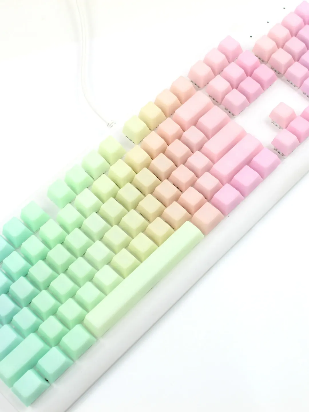 Jelly POM Keycaps Rainbow Keycaps keyboard keycap pom keycap jelly keycap