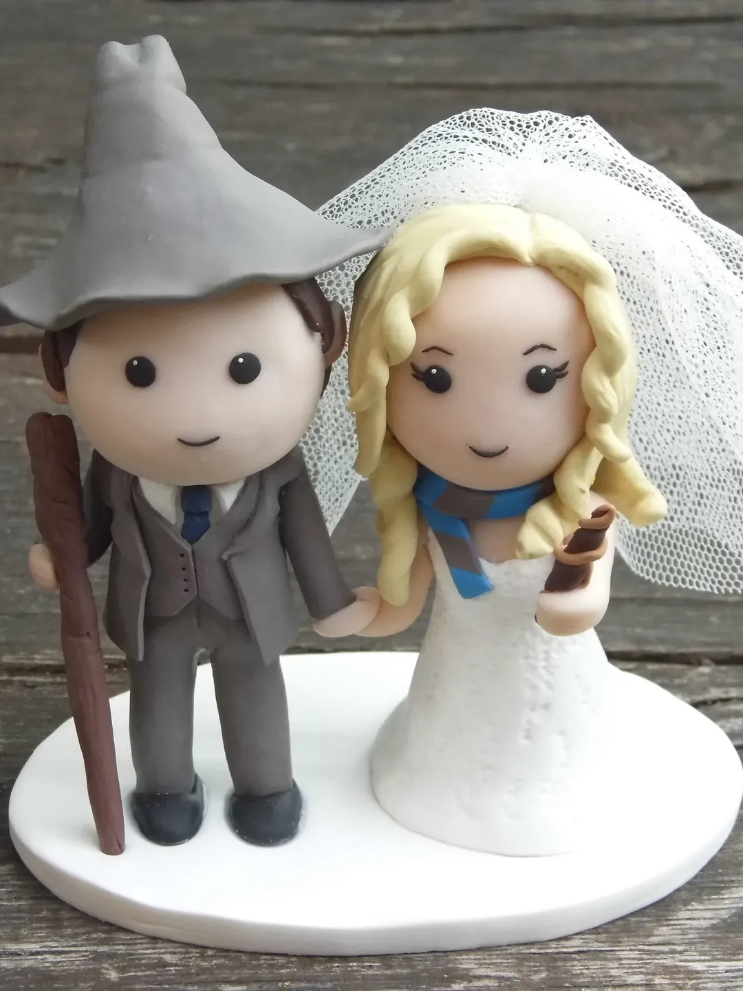 Custom Wedding Cake Topper Figurine, Wedding Cake Topper Bride Groom ...