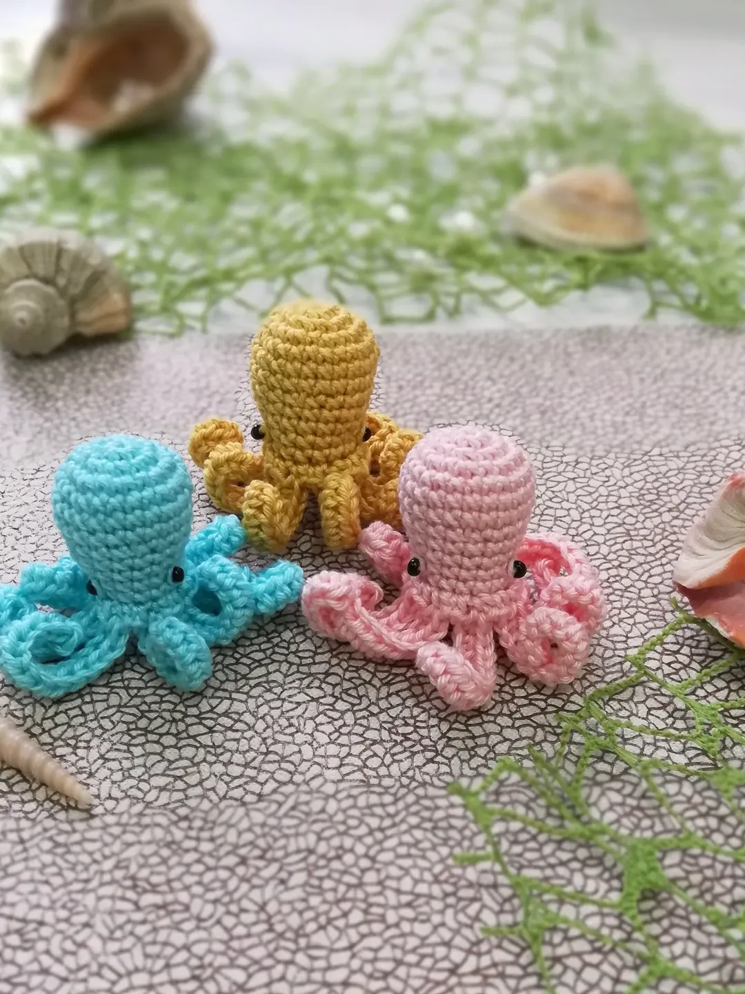 Crochet mini octopus pattern, amigurumi baby octopus. PDF pattern for ...