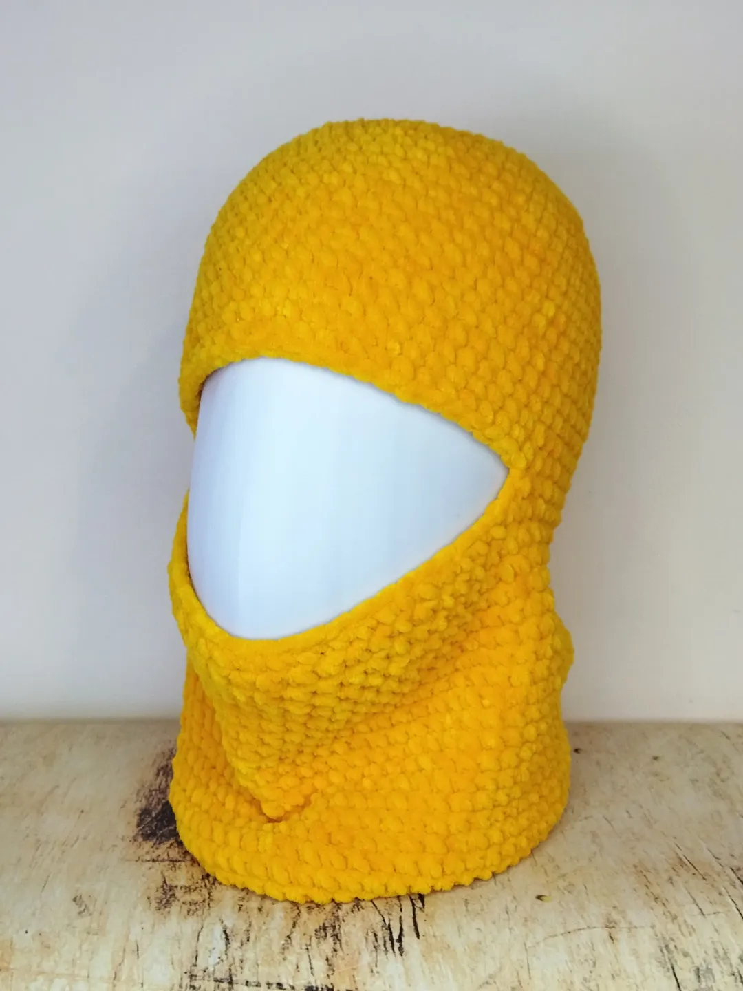 Plush balaclava crochet. Pastel balaclava hand knit for teens. Fluffy ...