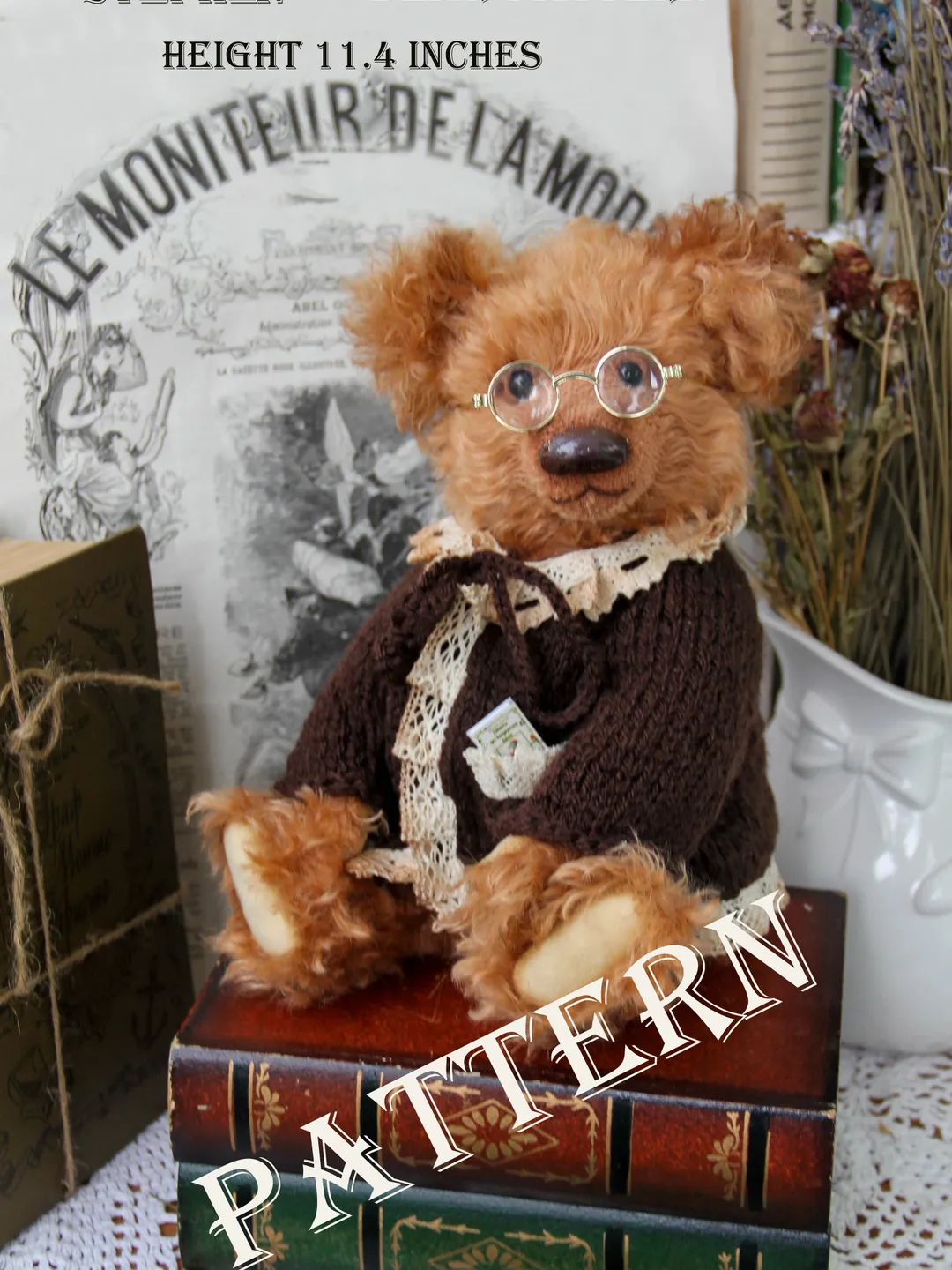 PATTERN of Stefan the bear PDF Handmade Artist Collectible Teddy Bear ...
