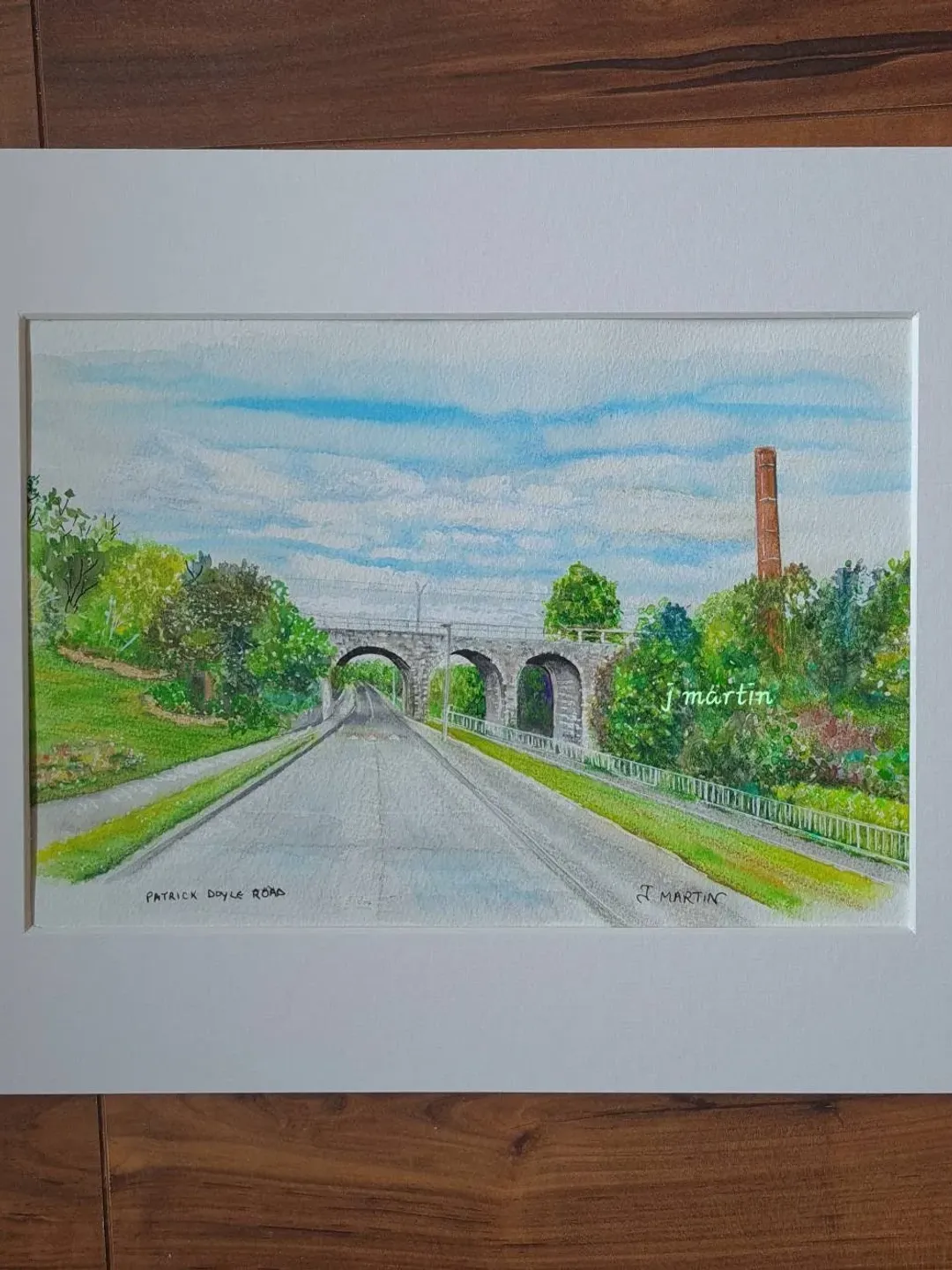 The Nine Arches Viaduct from Patrick Doyle Road, Milltown, Dublin ...