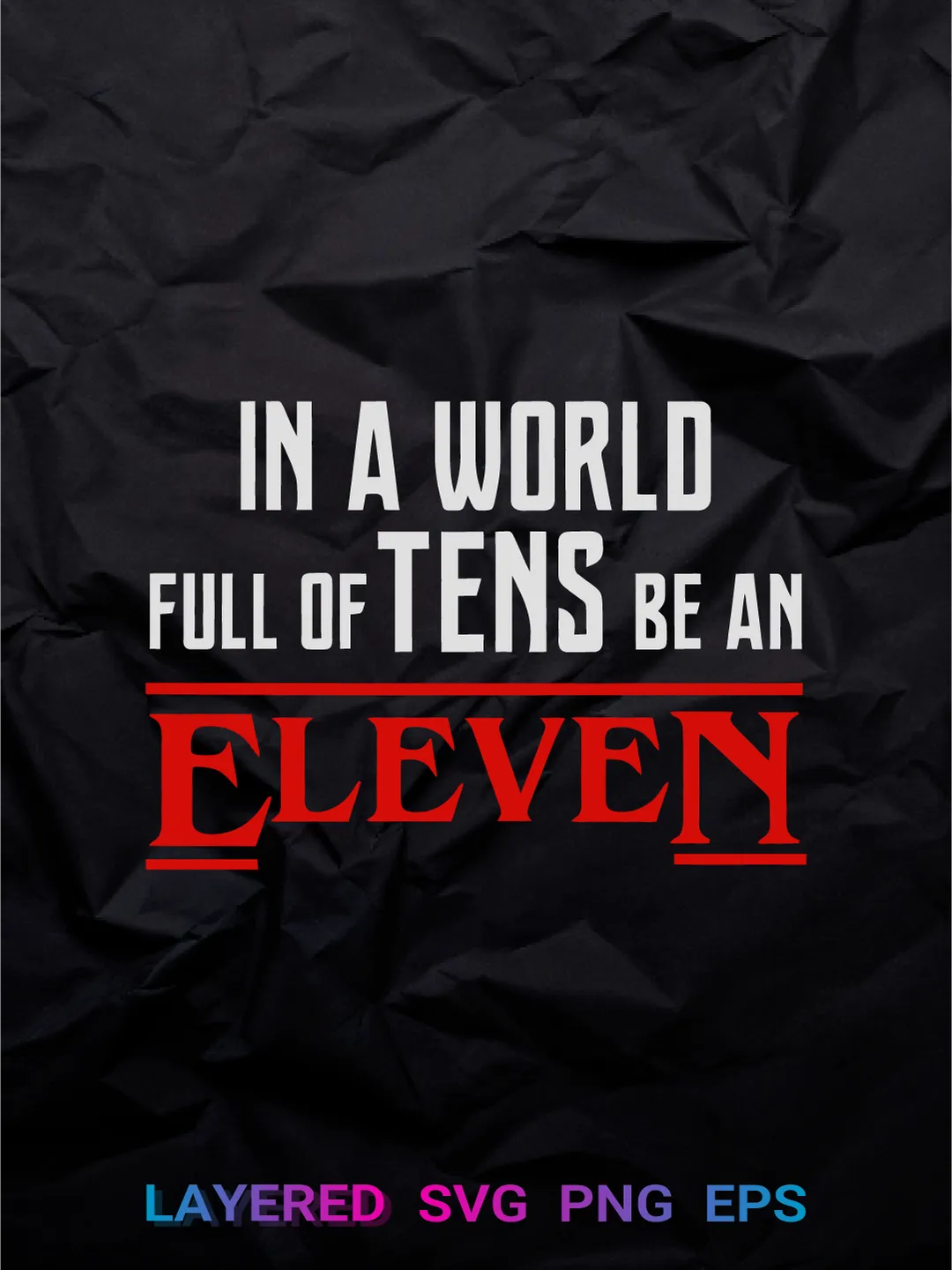 Iconic Stranger Things SVG for the Ultimate 'Friends Don't Lie' Fan