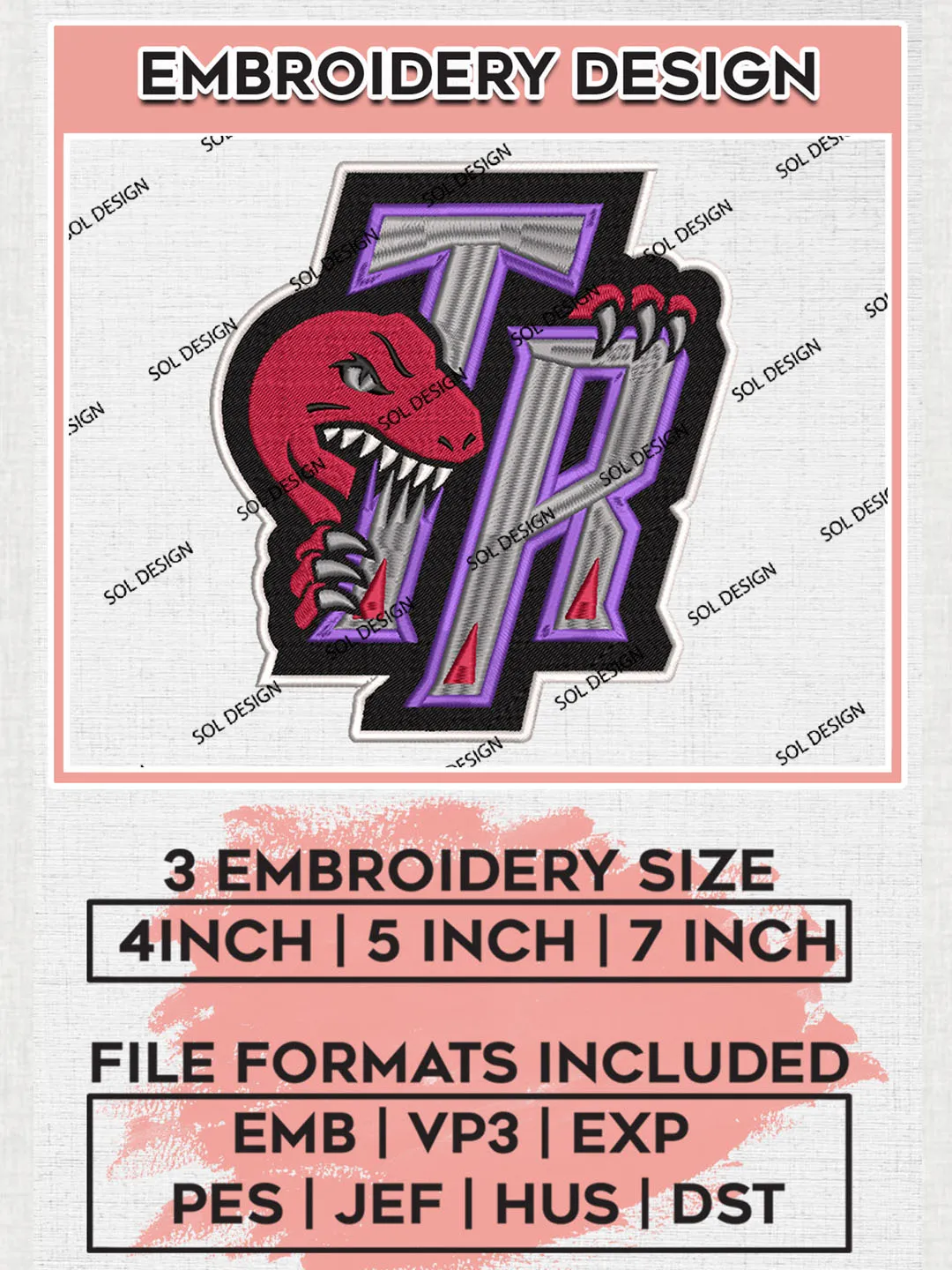 NBA Toronto Raptors Embroidery Designs, NBA Toronto Raptors Logo ...