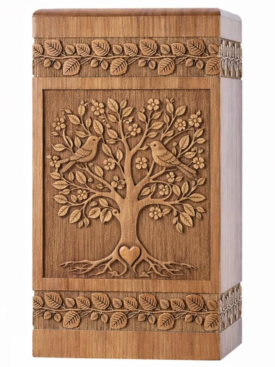 Handmade Rosewood Cremation Urn for Ashes | Personalized Memorial ...
