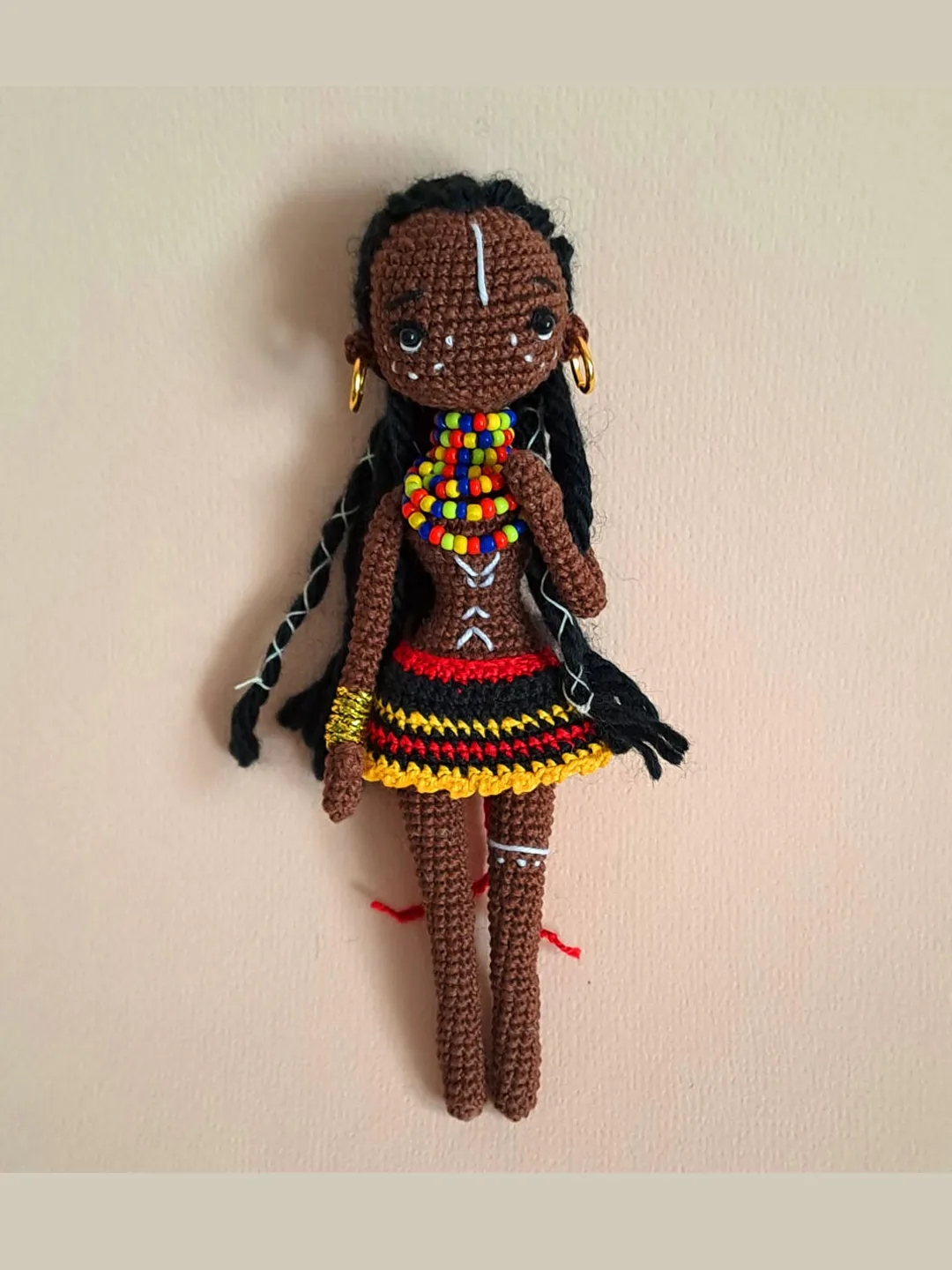 Crochet African Doll, Pattern Crochet African doll, Pattern Black Doll ...