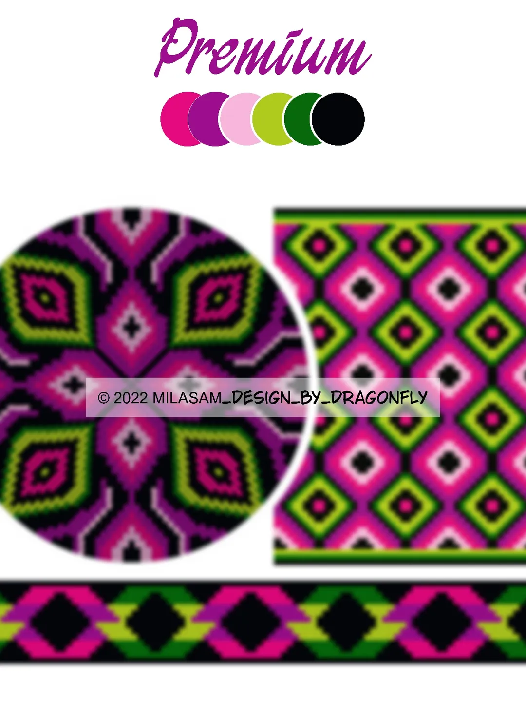 Wayuu mochila bag PATTERN / Tapestry crochet bag / PREMIUM 1