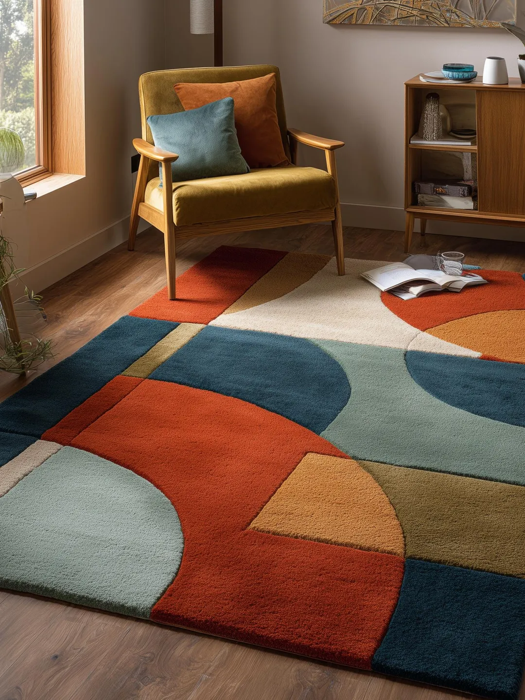 Fabelhafte Mid Century Teppich Ebenbild