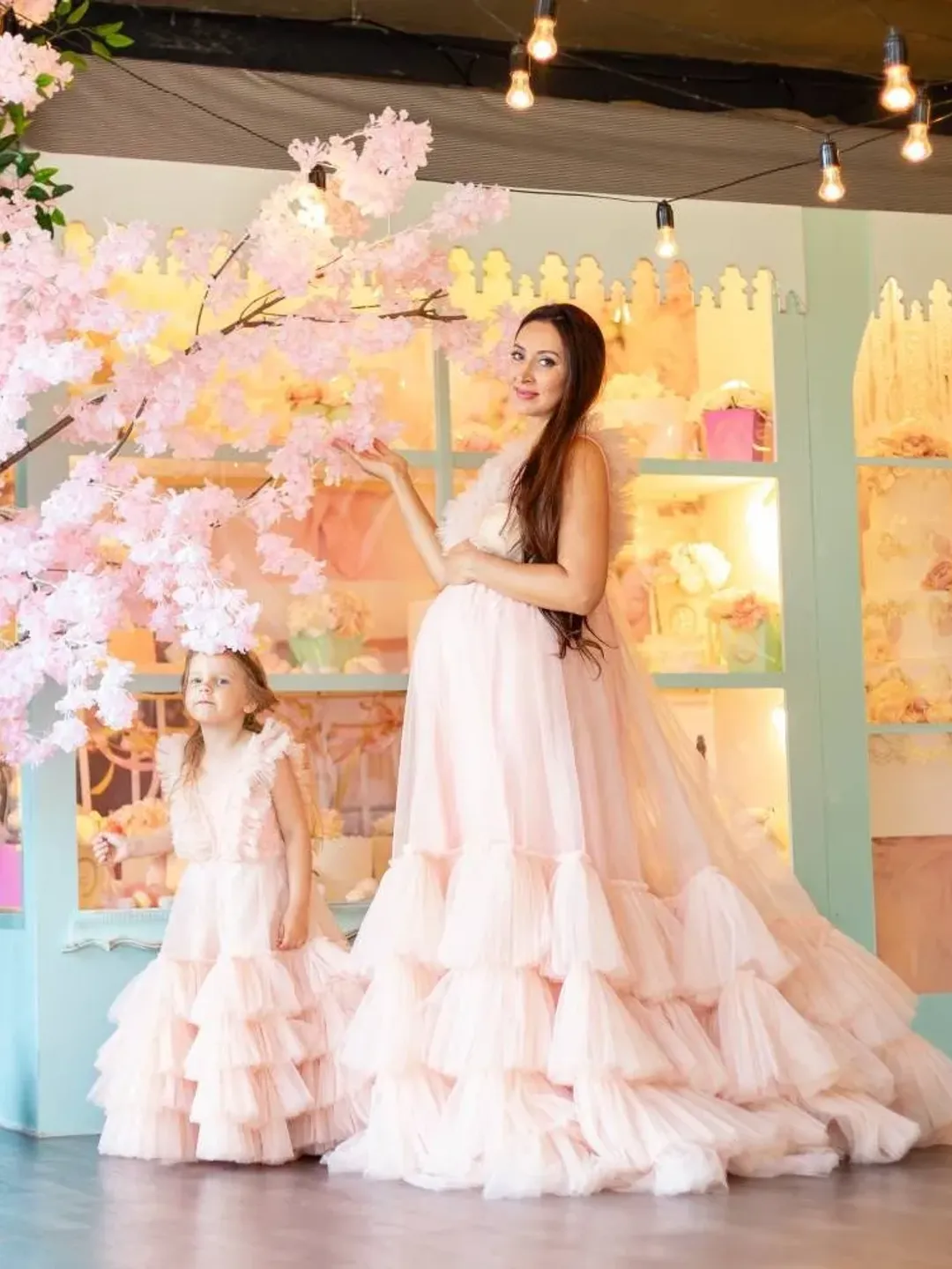 Princess Matching Dresses, Mommy and Me Gowns, Layered Tulle Dress ...