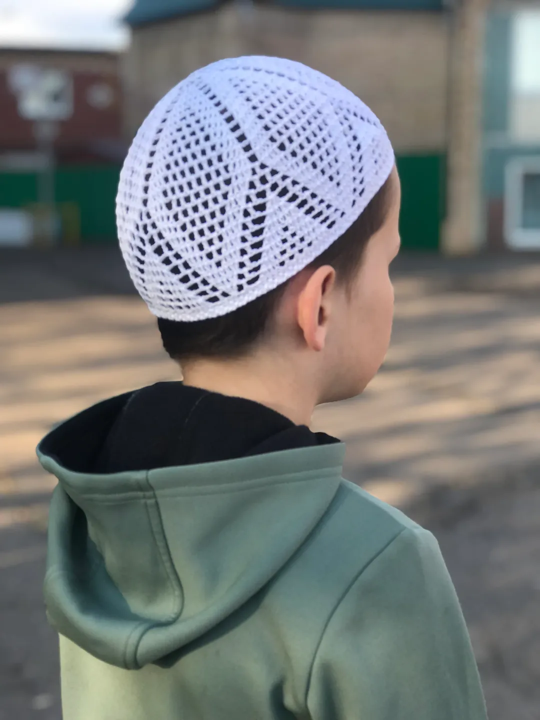 Crochet islam prayer cap for adults PDF pattern