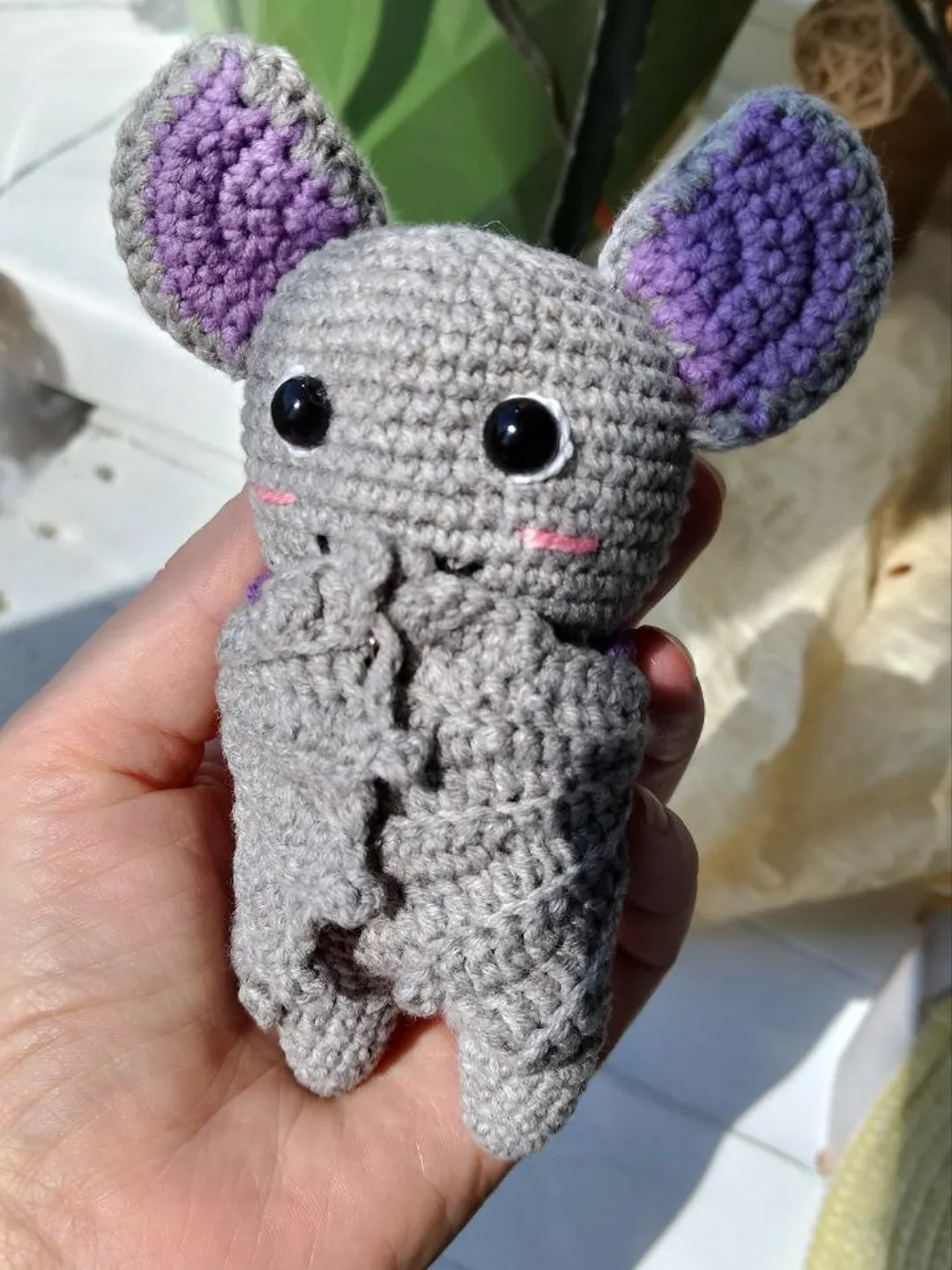 Amigurumi mini bat crochet pattern. Halloween decor DIY Cute miniature ...