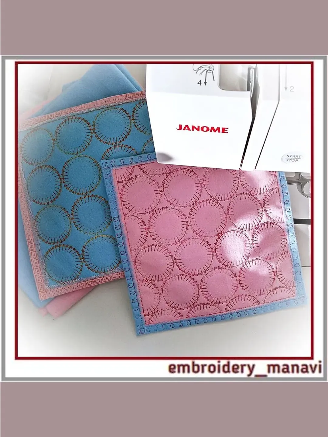 Quilt block 6 and 6a machine embroidery designs Instant download