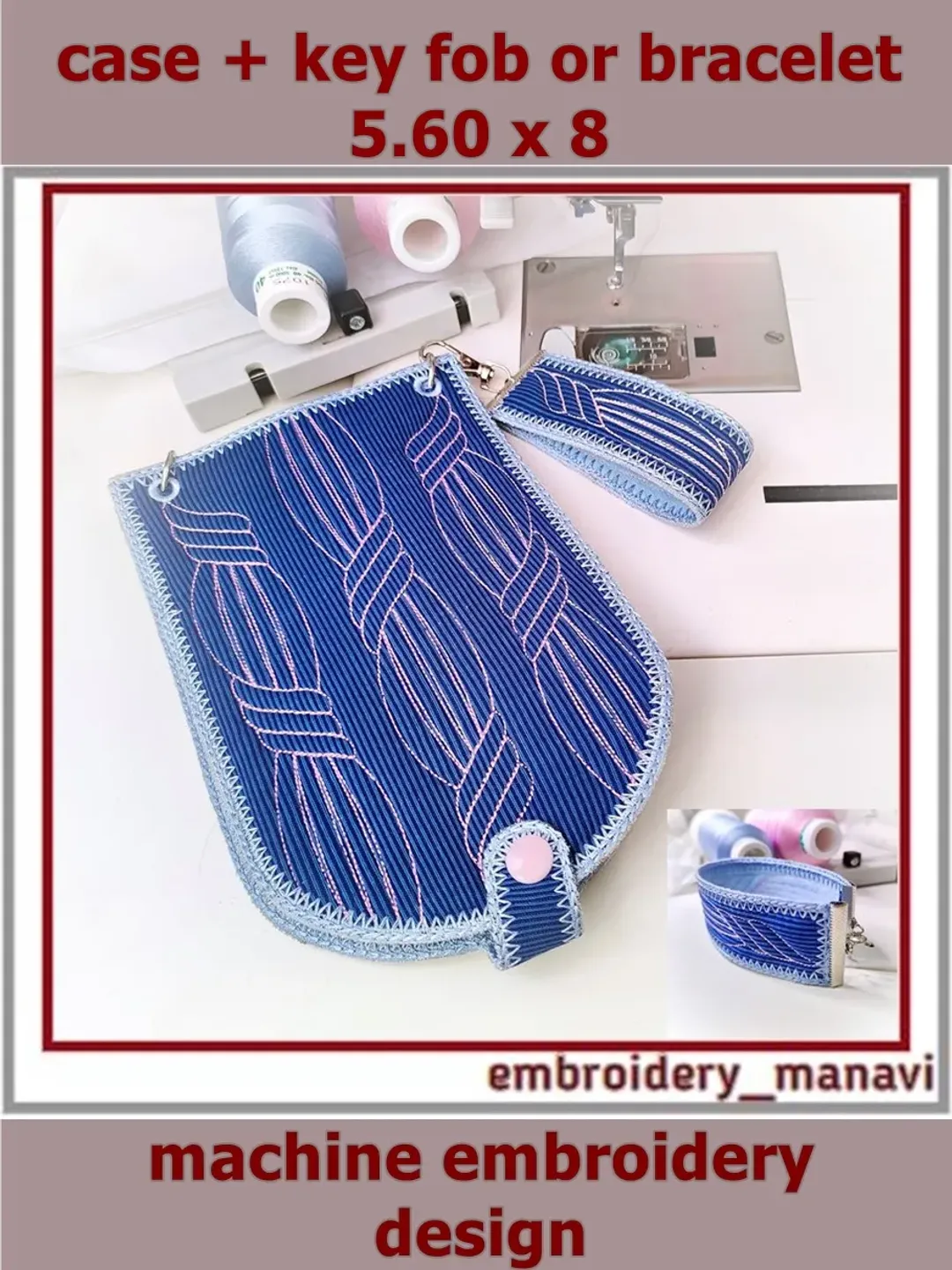 Organizer Case In The Hoop for needlewoman Machine Embroidery Design by ...