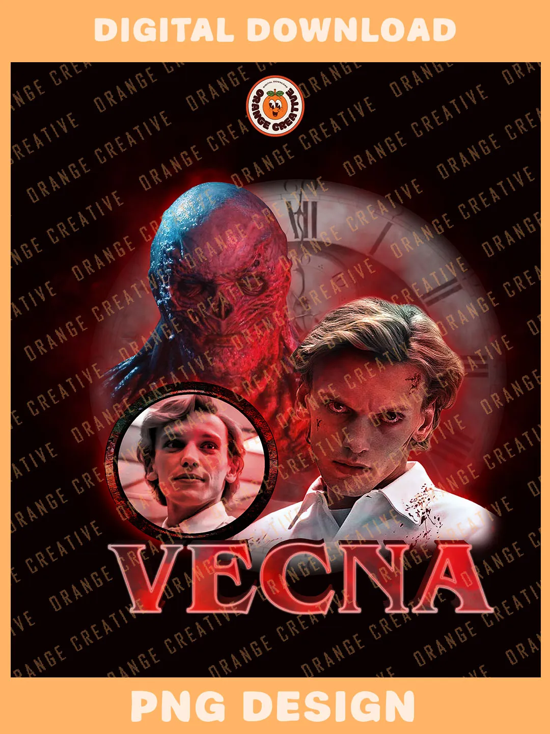 Demogorgon SVG, Stranger Things PNG, Monster Clipart
