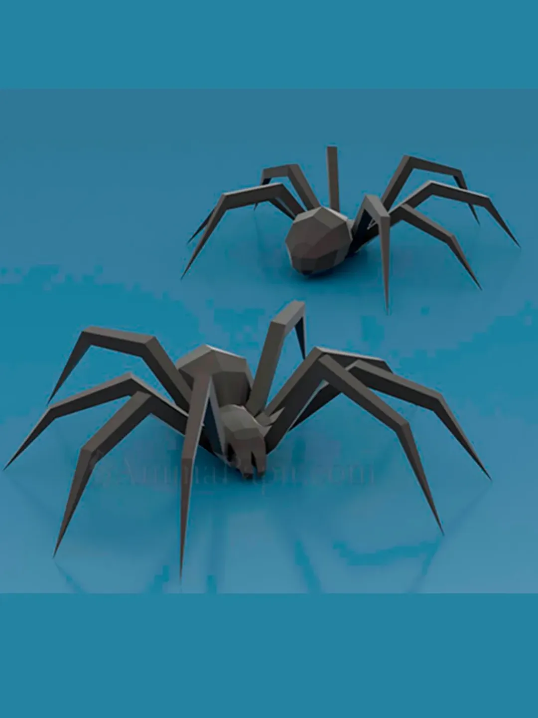 Spider Model Papercraft Template Digital Template for Printing and ...