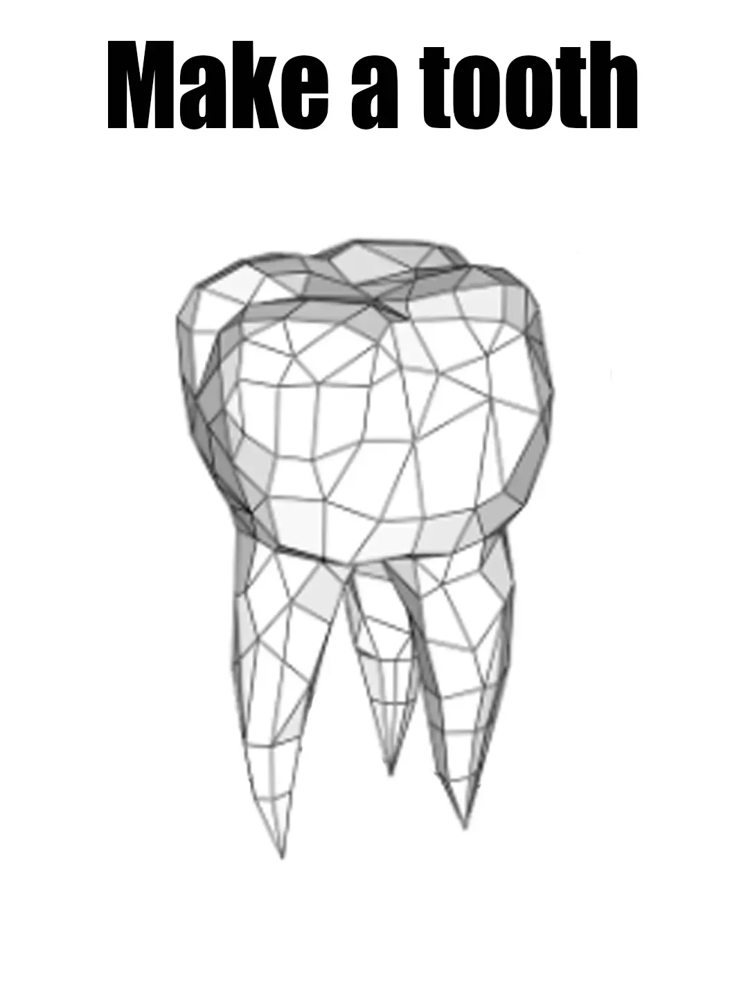 Papercraft, Paper Tooth. PDF files.