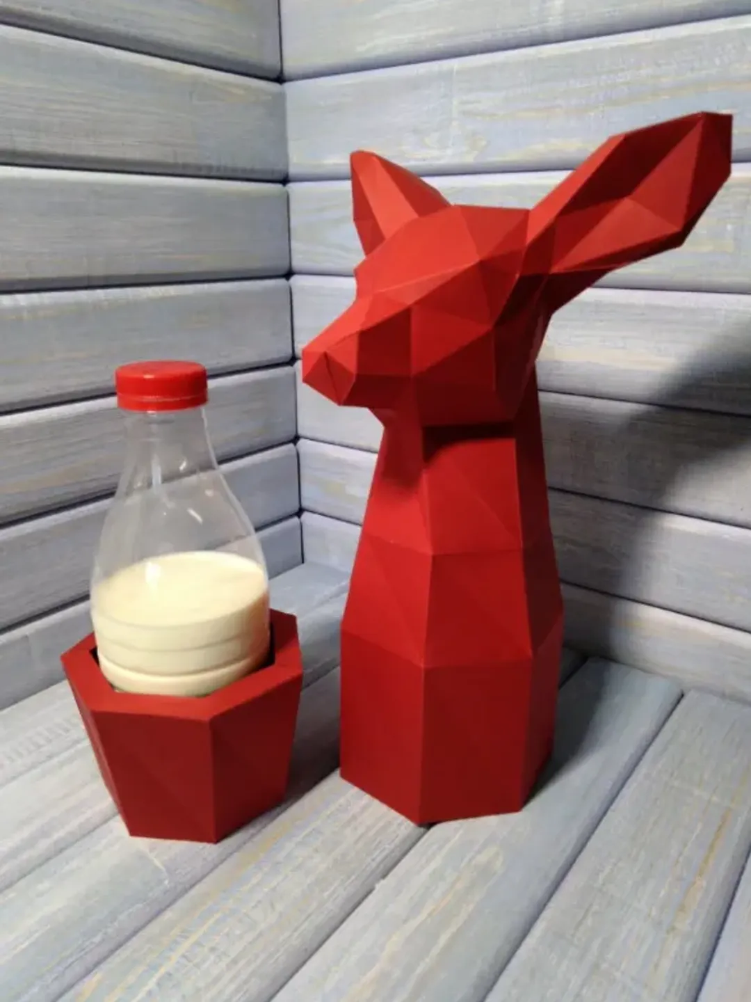 PAPERCRAFT BOTTLE BOX. PDF file