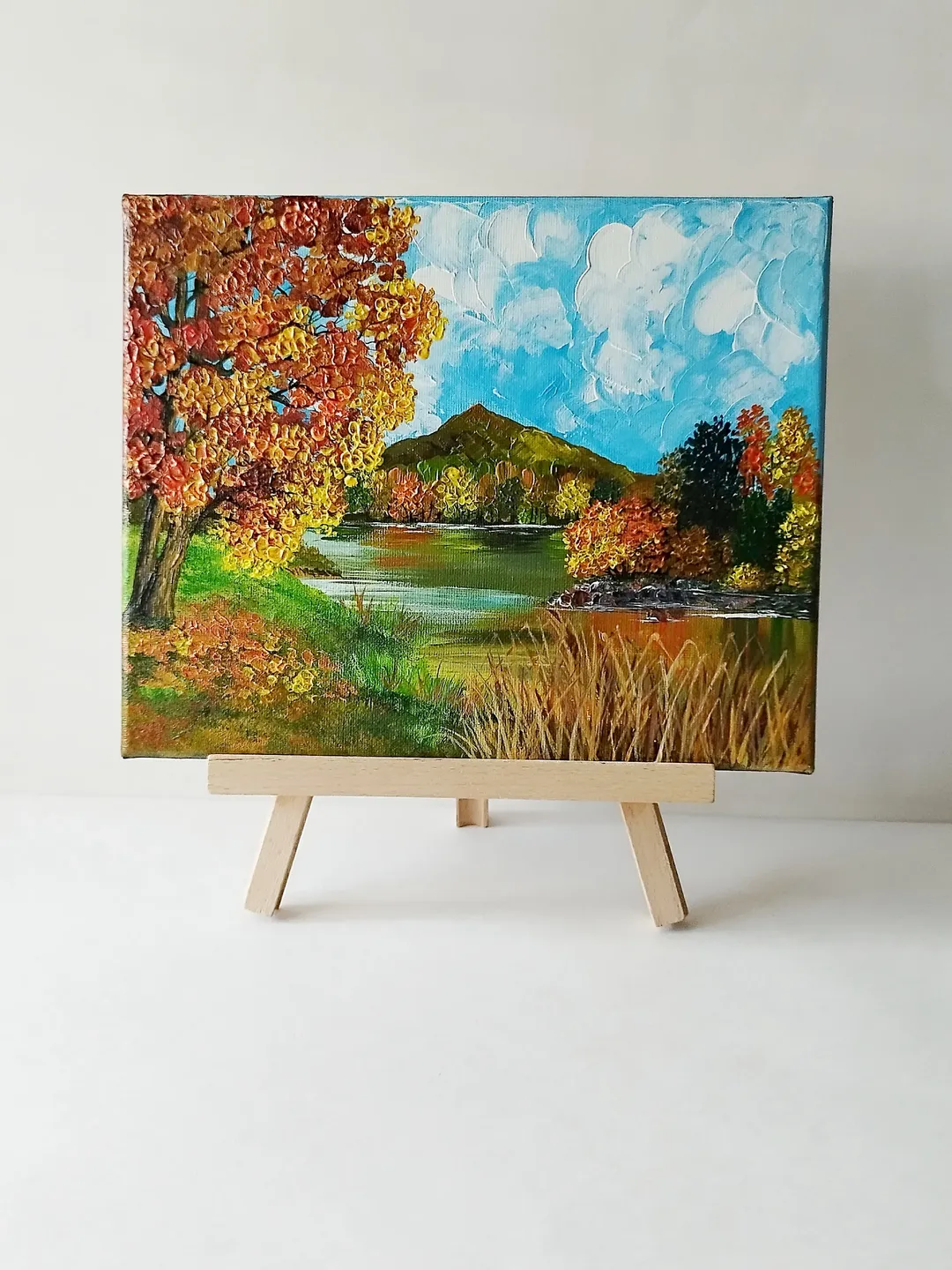 Mini painting, Miniature painting, 3d landscape painting, Impasto ...