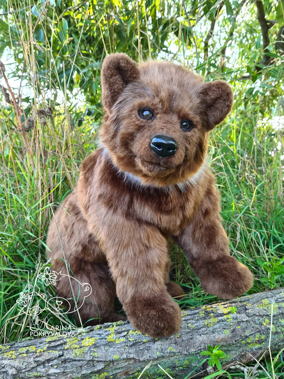 Realistic stuffed bear store