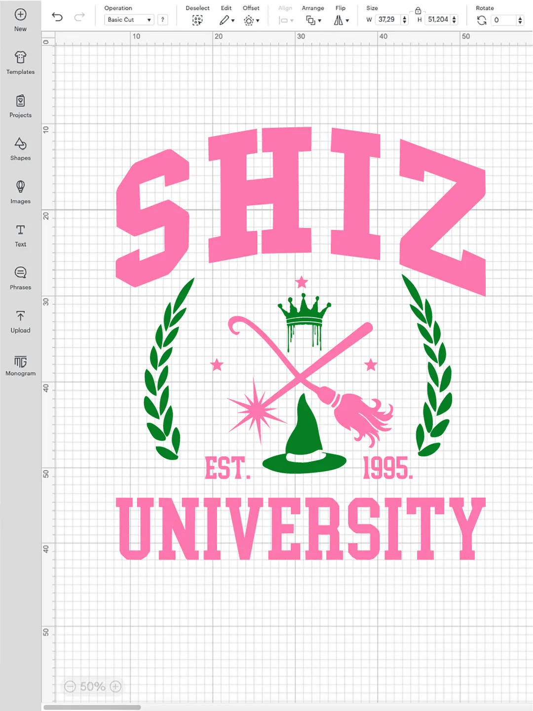 Trending Shiz University SVG for the Ultimate Wicked Musical Superfan