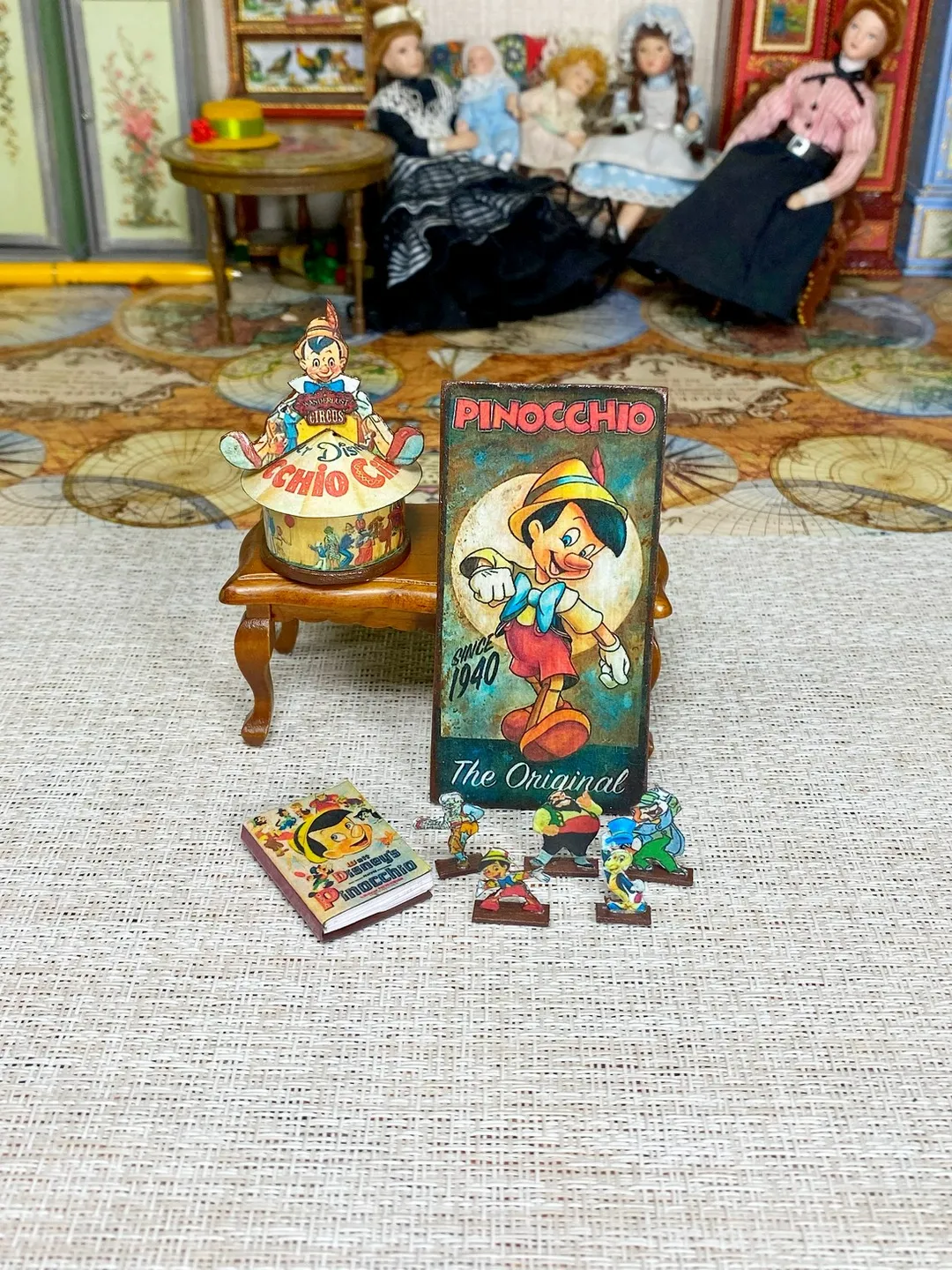 Tutorial. Miniature set of accessories in the style of Pinocchio ...
