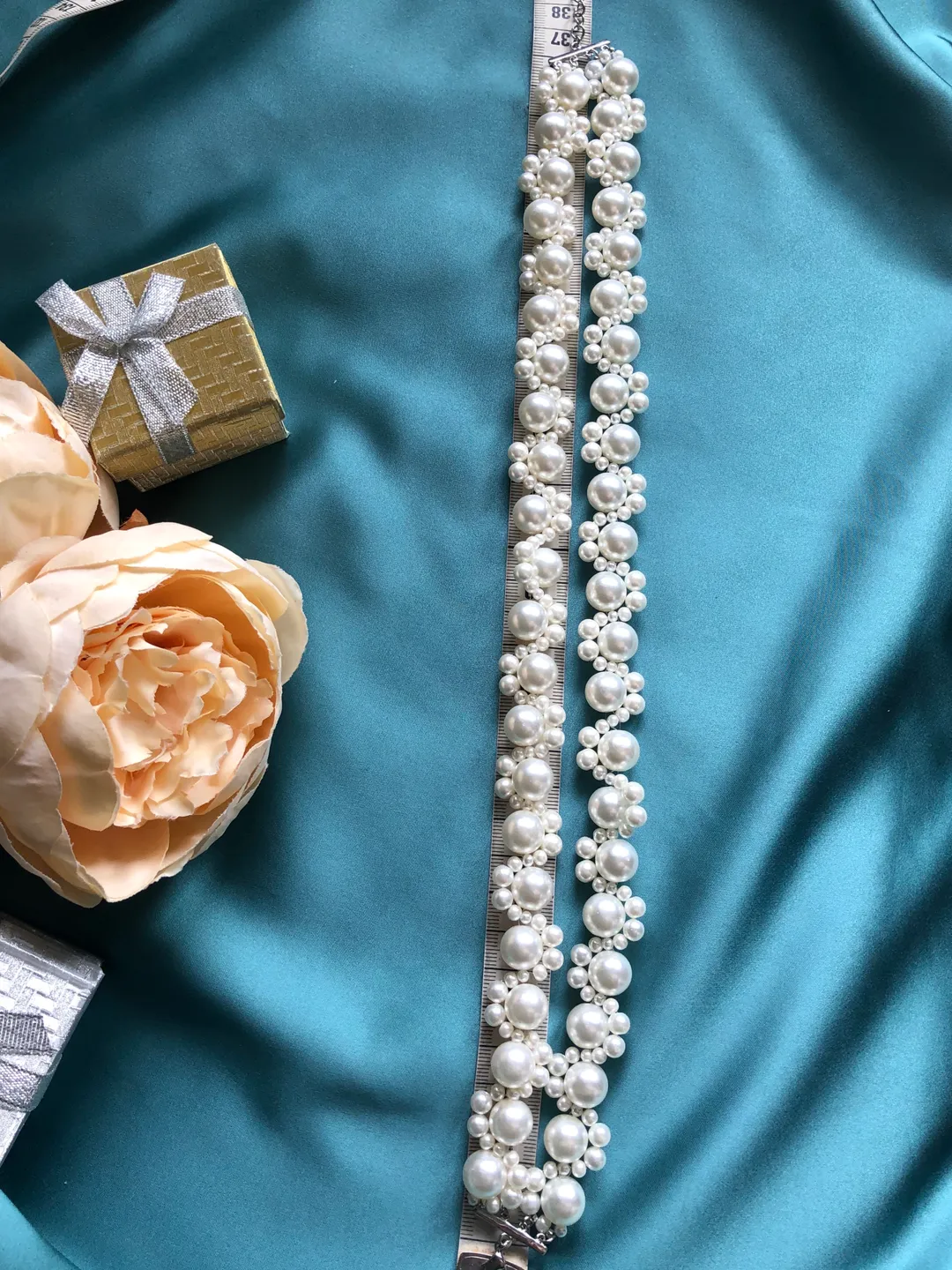 Double Majorca Pearl Necklace