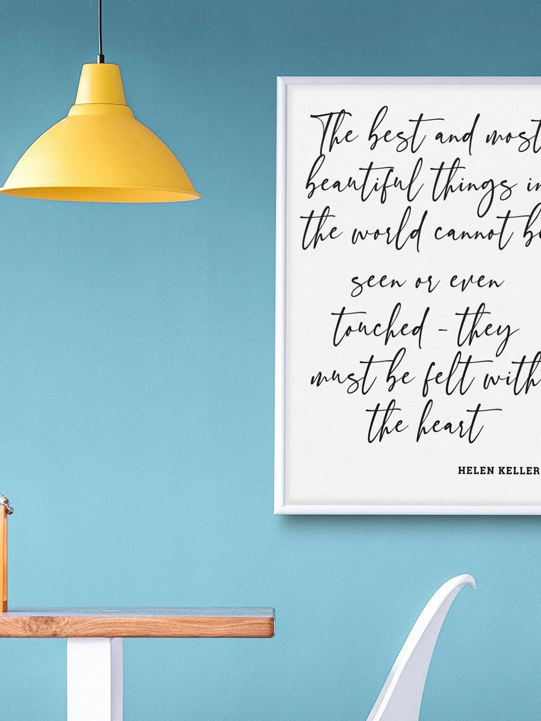 Helen Keller Quote Poster, Quote Posters, Wall Art, Home Decor, Wall ...