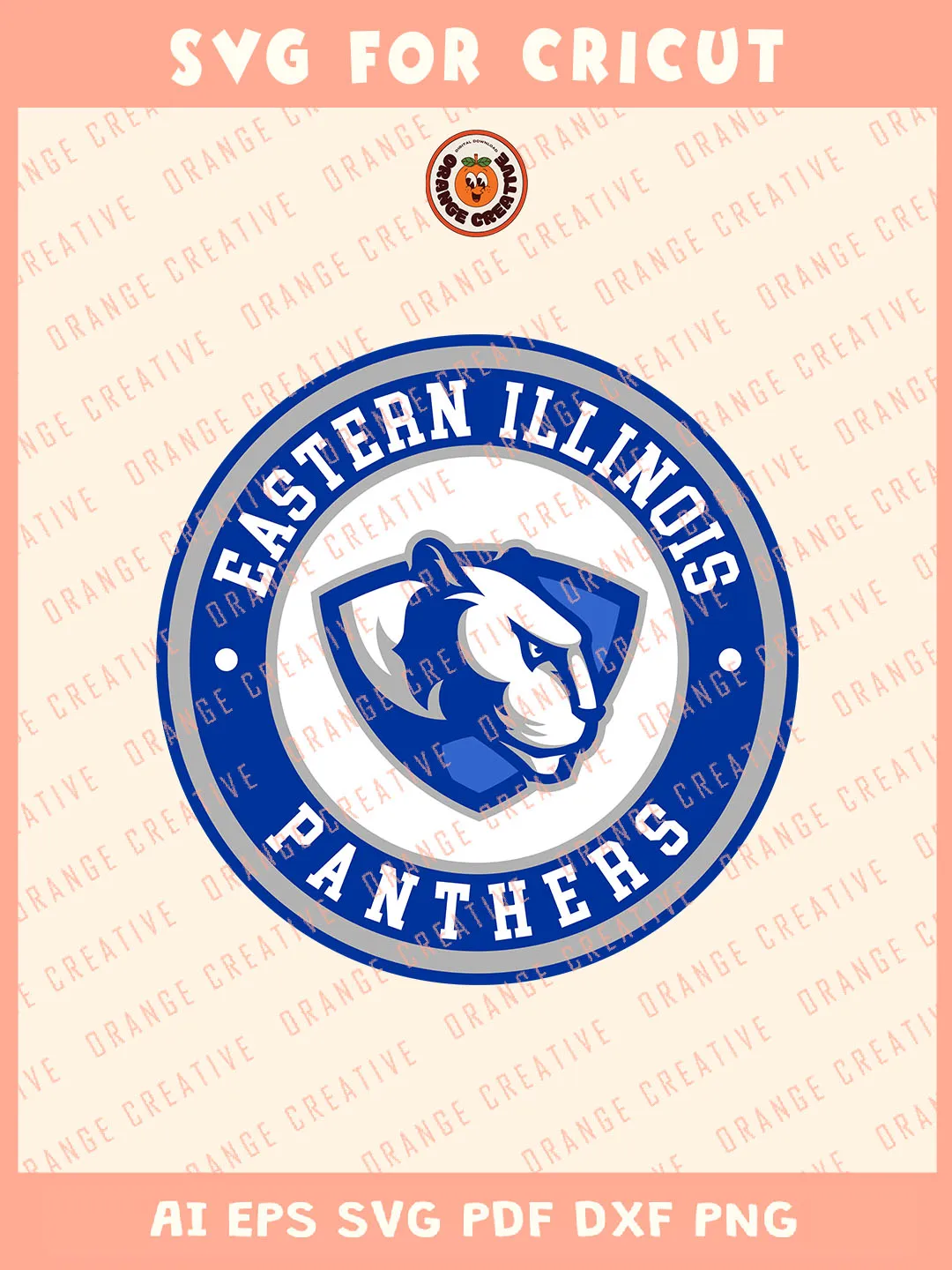 Eastern Illinois Panthers Logo Svg, NCAA College Football Team Svg ...