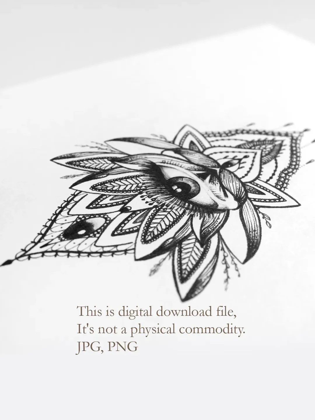 Third Eye Tattoo Designs Lotus Ornamental Tattoo Sketch Chakra Tattoo ...