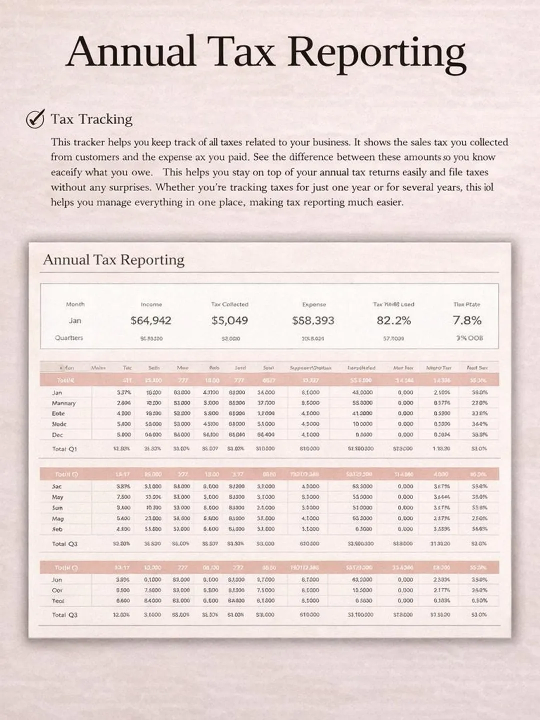Ultimate Bookkeeping Spreadsheet Small Business Excel Template Income ...