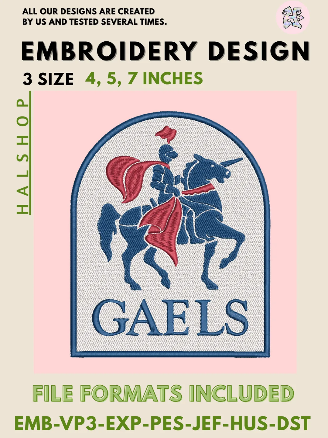 NCAA Saint Mary’s Gaels Logo Embroidery Design, Machine Embroidery ...
