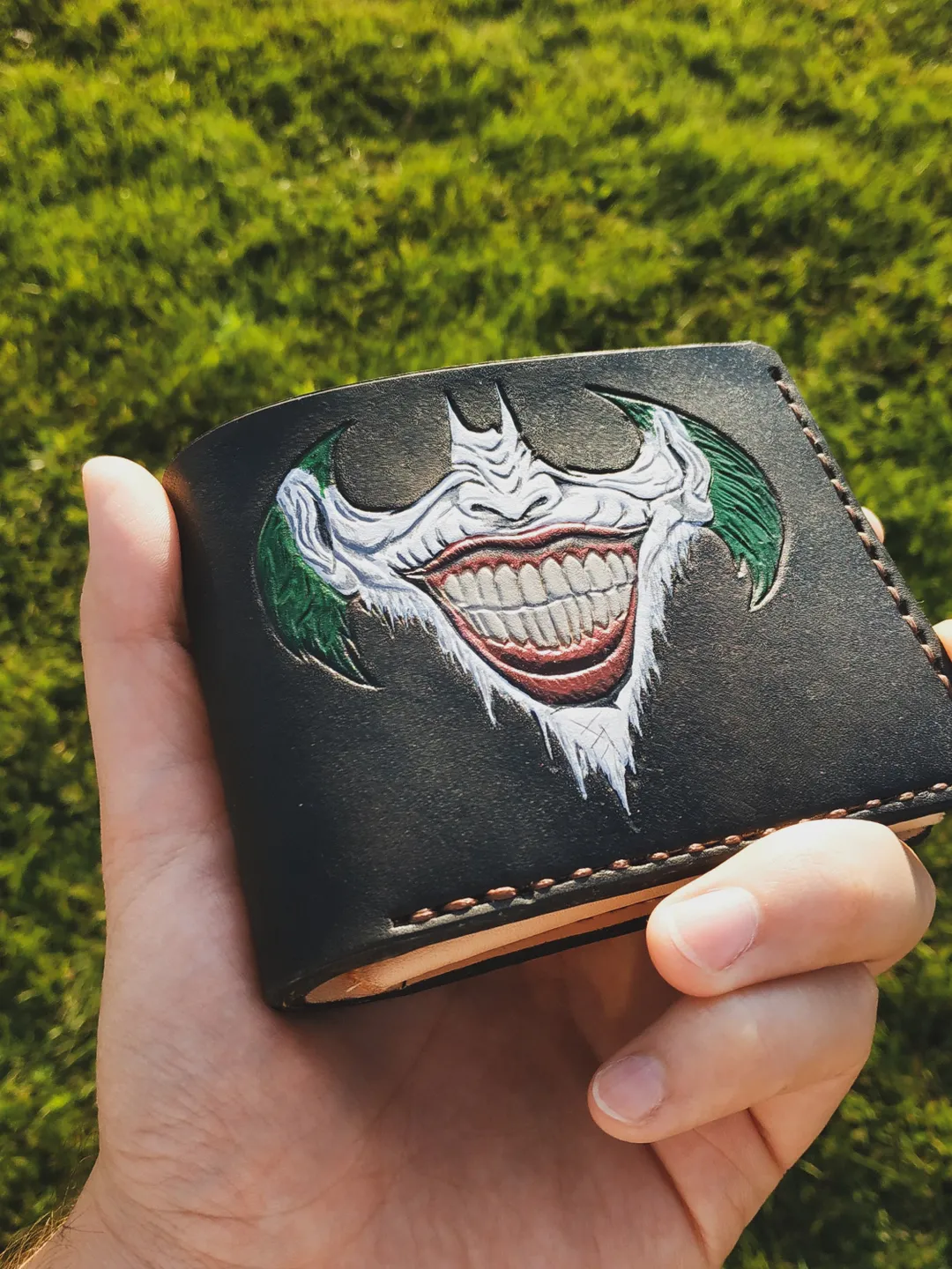 JOKER Handcrafted Leather Wallet, Joaquin Phoenix Art Joker 2019 ...