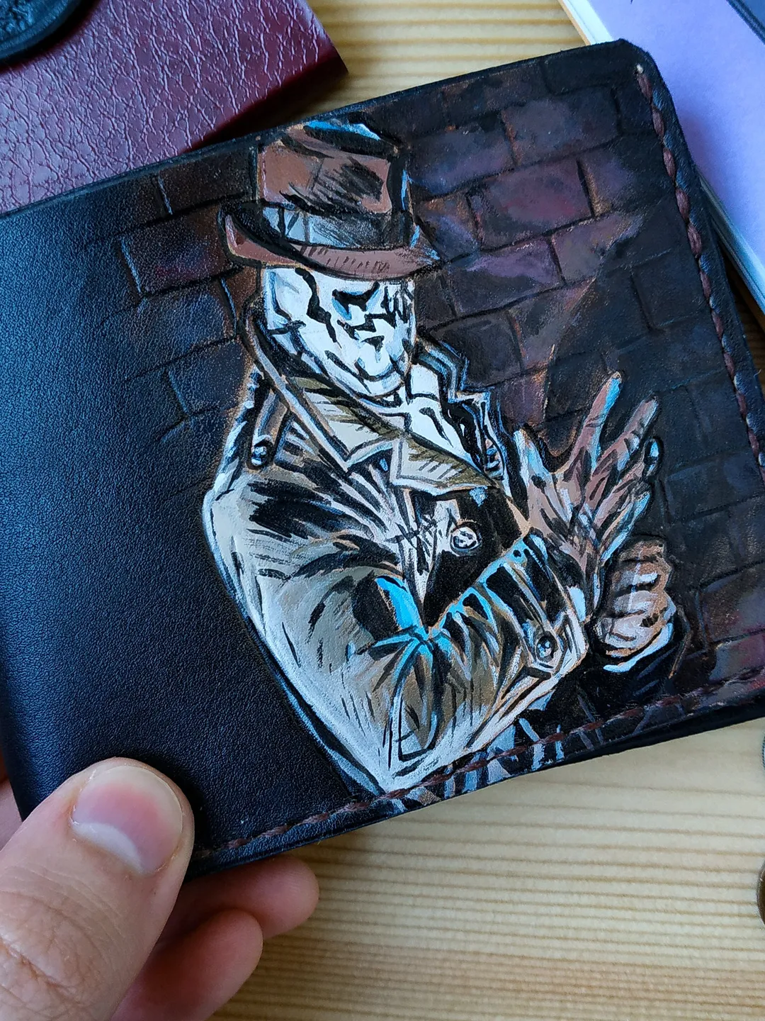 JOKER Handcrafted Leather Wallet, Joaquin Phoenix Art Joker 2019 ...