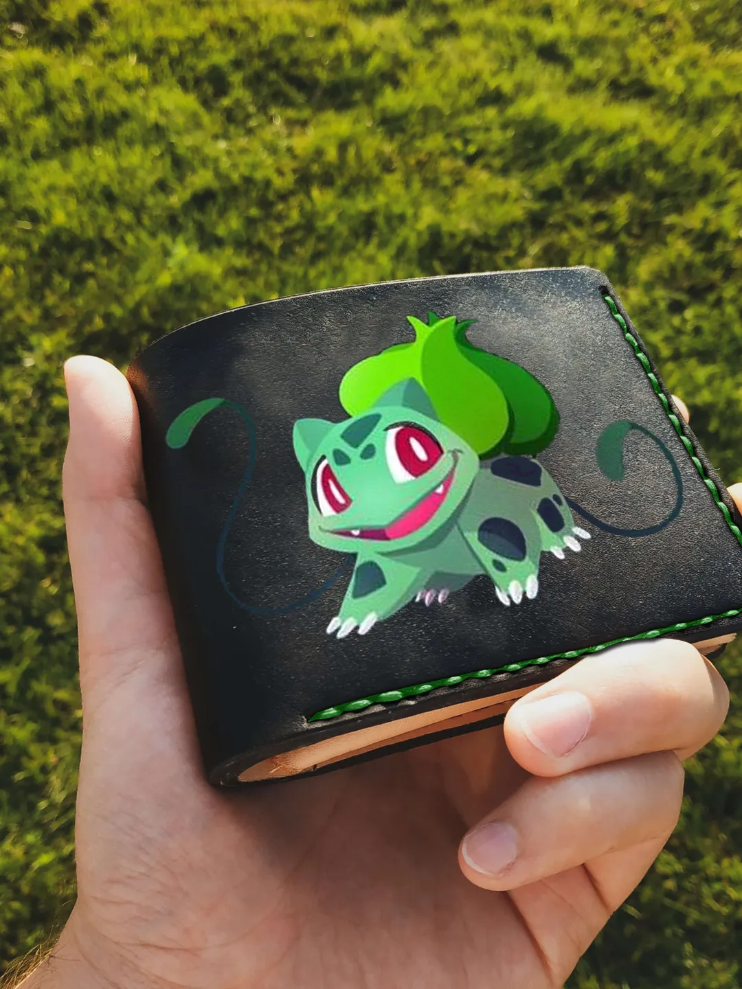Pokemon wallet, Anime wallet, Bulbasaur Charmander Personalized Leather ...