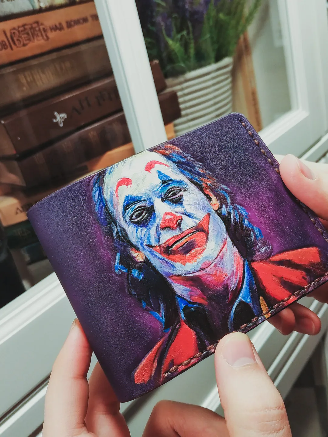 JOKER Handcrafted Leather Wallet, Joaquin Phoenix Art Joker 2019 ...