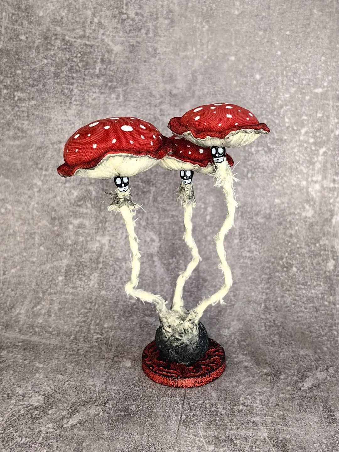 Red mushroom decor Witchy decor Amanita decor Scary Halloween decor ...