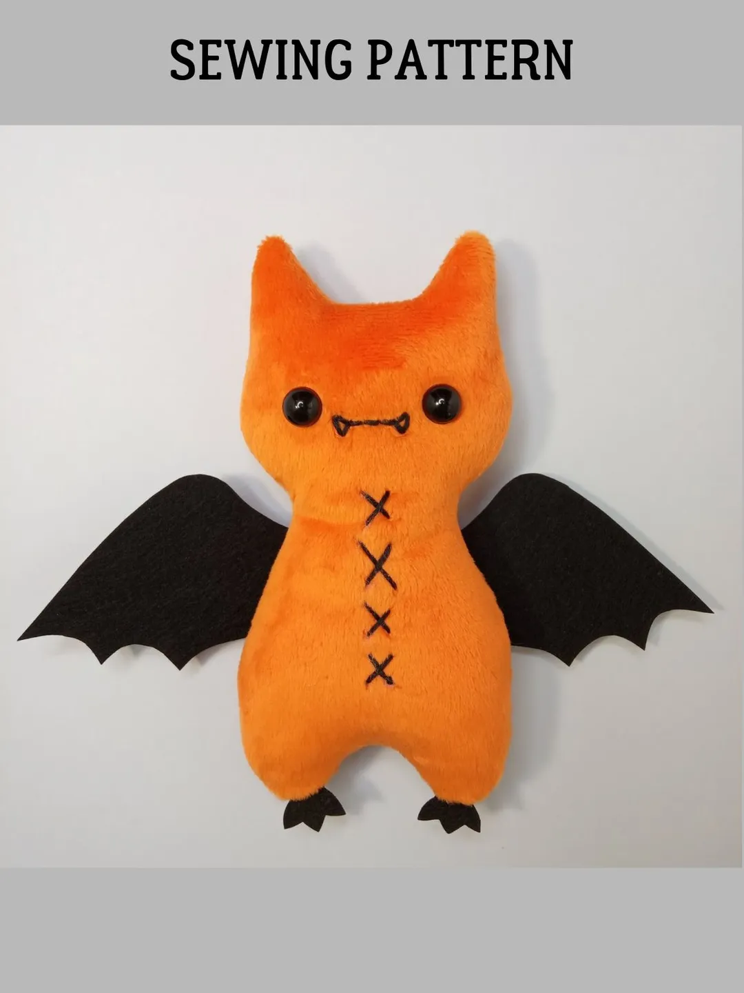 Plush Bat Sewing Pattern PDF