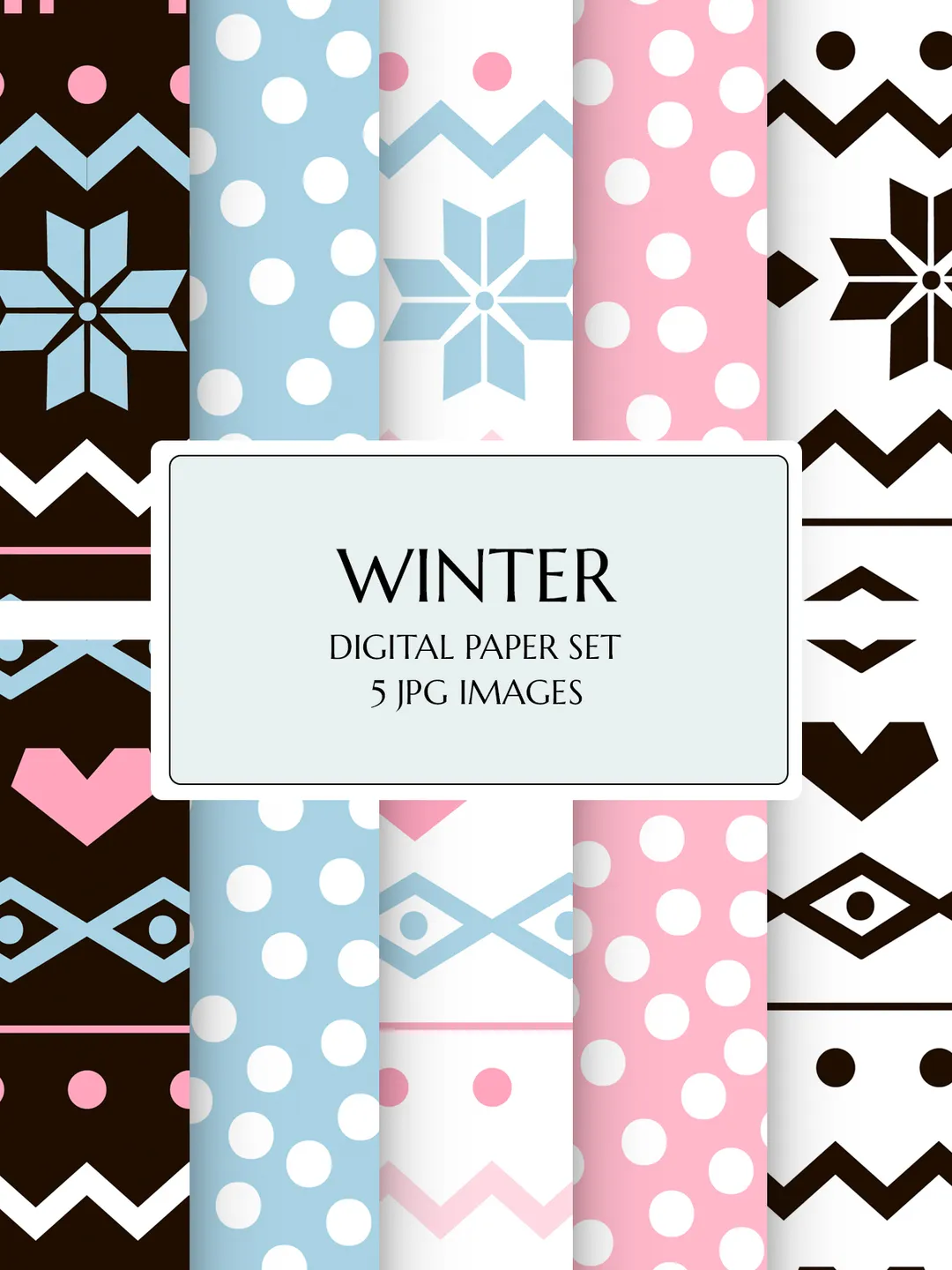 Digital Art. Winter Wonderland: Digital Deer Painting