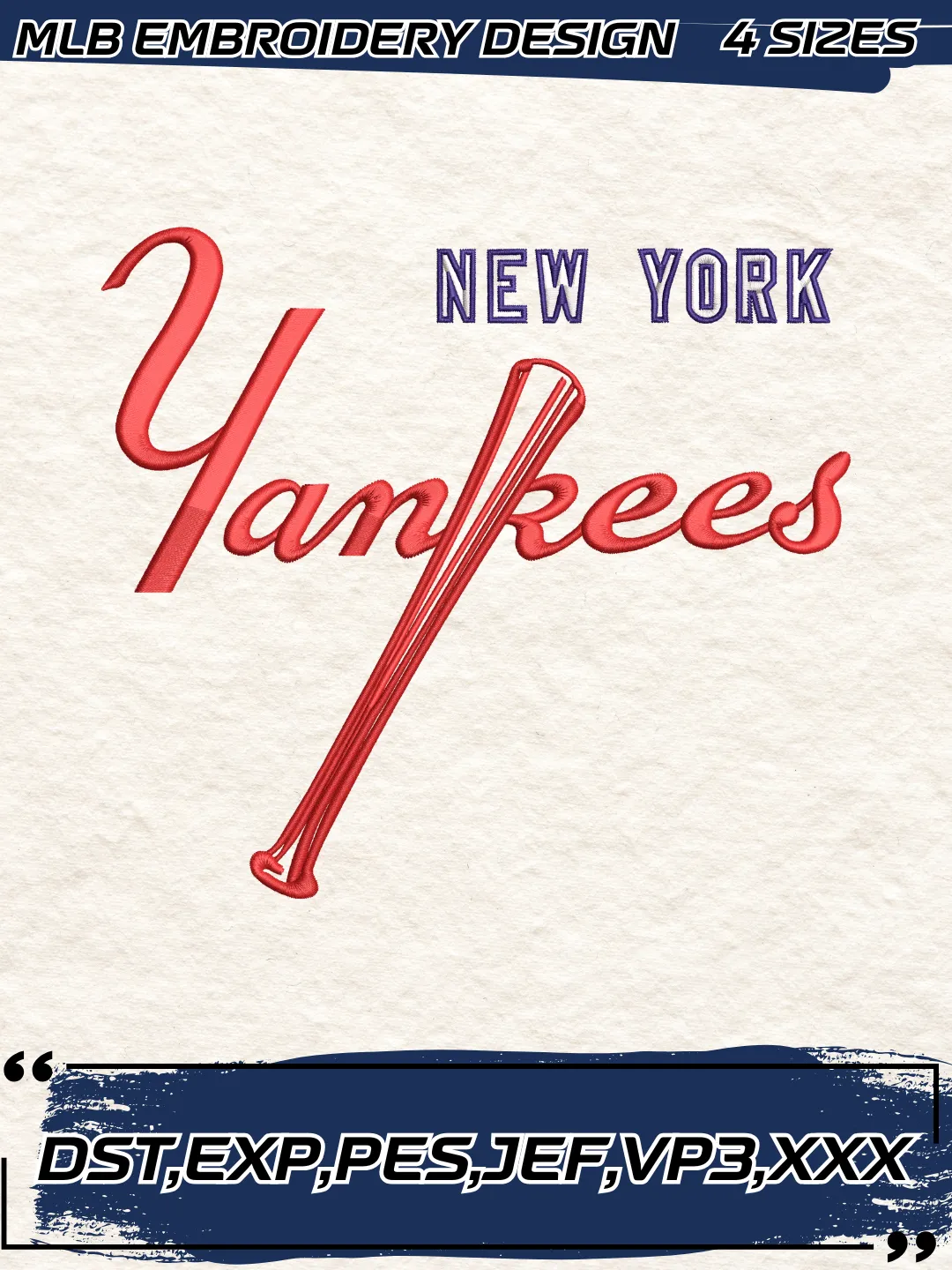 New York Yankees Embroidery Design,MLB Embroidery Design,Machine ...