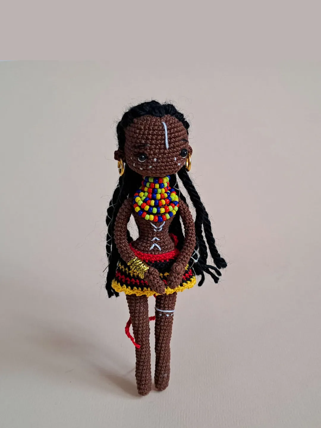 Crochet African Doll, Pattern Crochet African doll, Pattern Black Doll ...