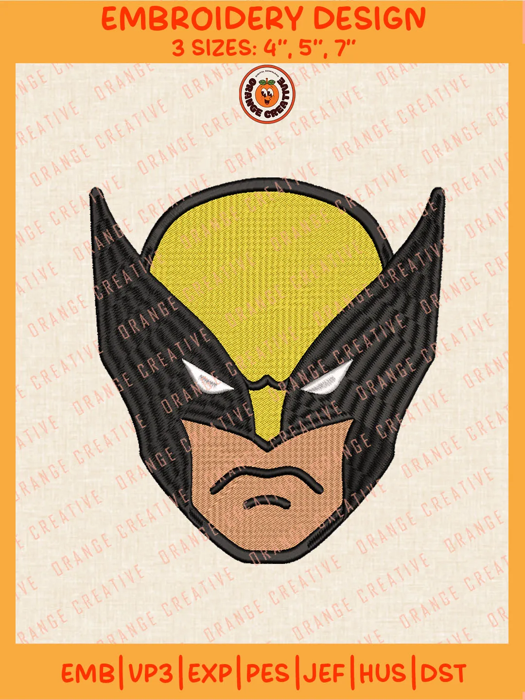 Deadpool Marvel Comic Embroidery Files, Deadpool Embroidery Designs ...