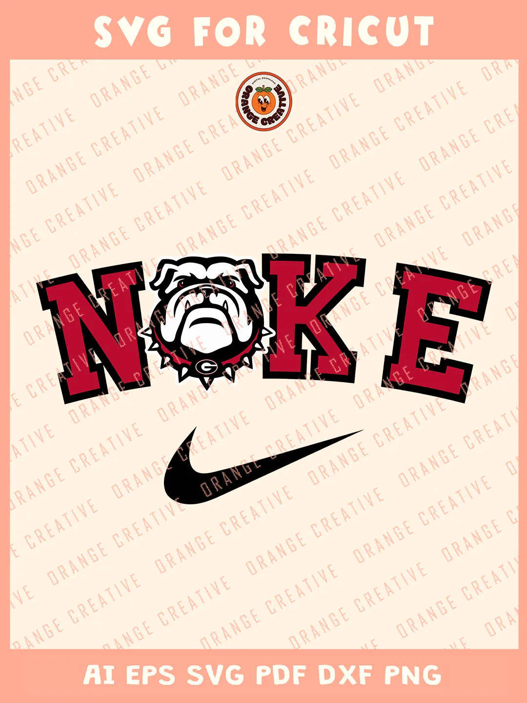 Ni.kee Georgia Bulldogs Svg, NCAA College Football Team Svg, NCAA ...