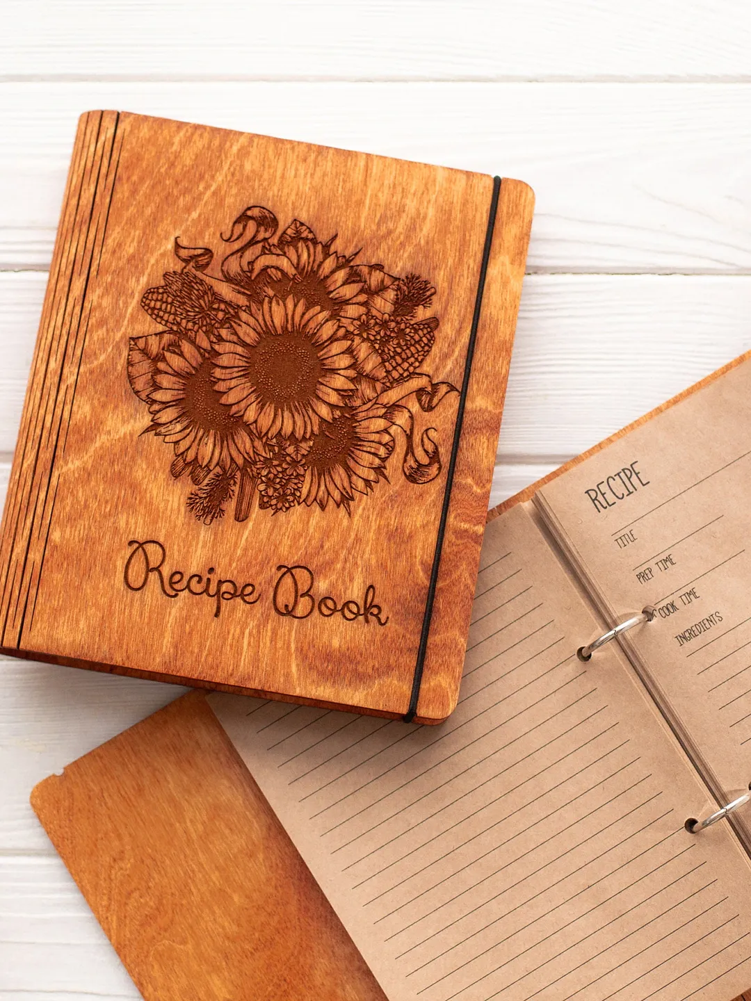 Custom recipe journal, Gift for mom recipe book, chef personalized ...