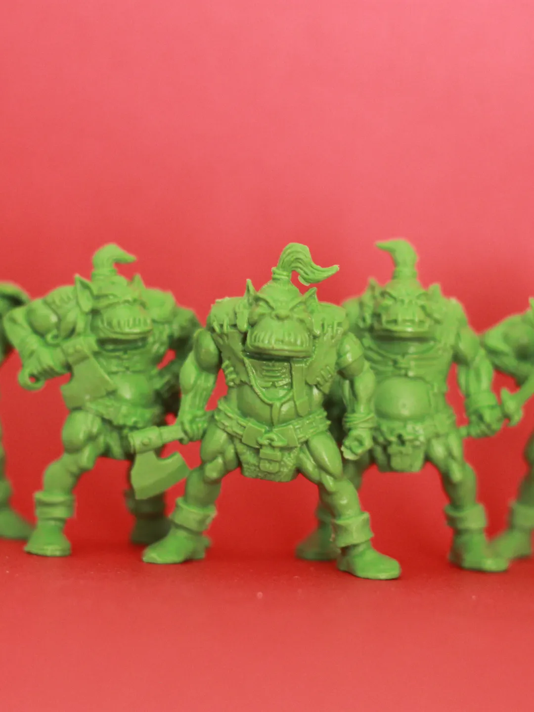 Orcs, Miniatures 54mm scale, Tabletop Wargaming miniature figures, a ...