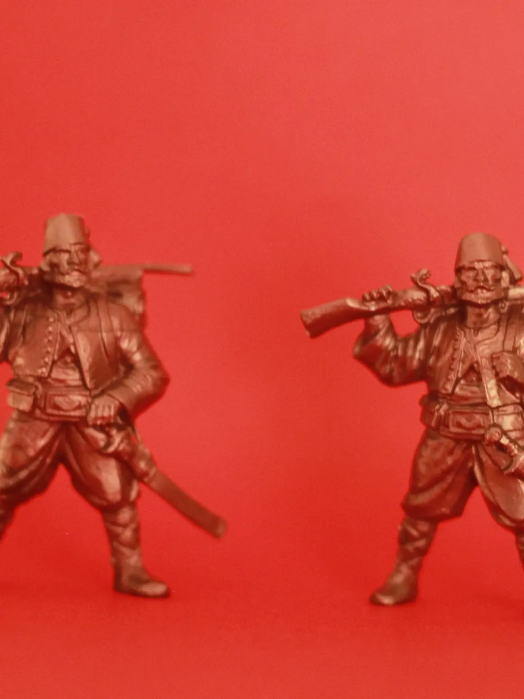 Turkish soldiers, Miniatures 54mm scale, Infantry Unit, Tabletop ...