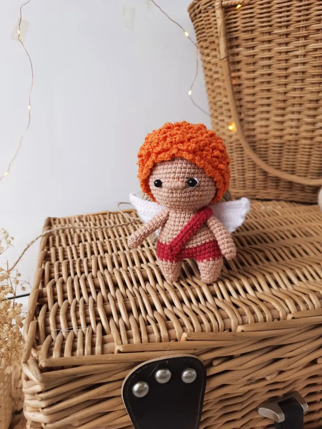 Cupid Crochet pattern. Amigurumi miniature cupid. Easy pattern crochet ...