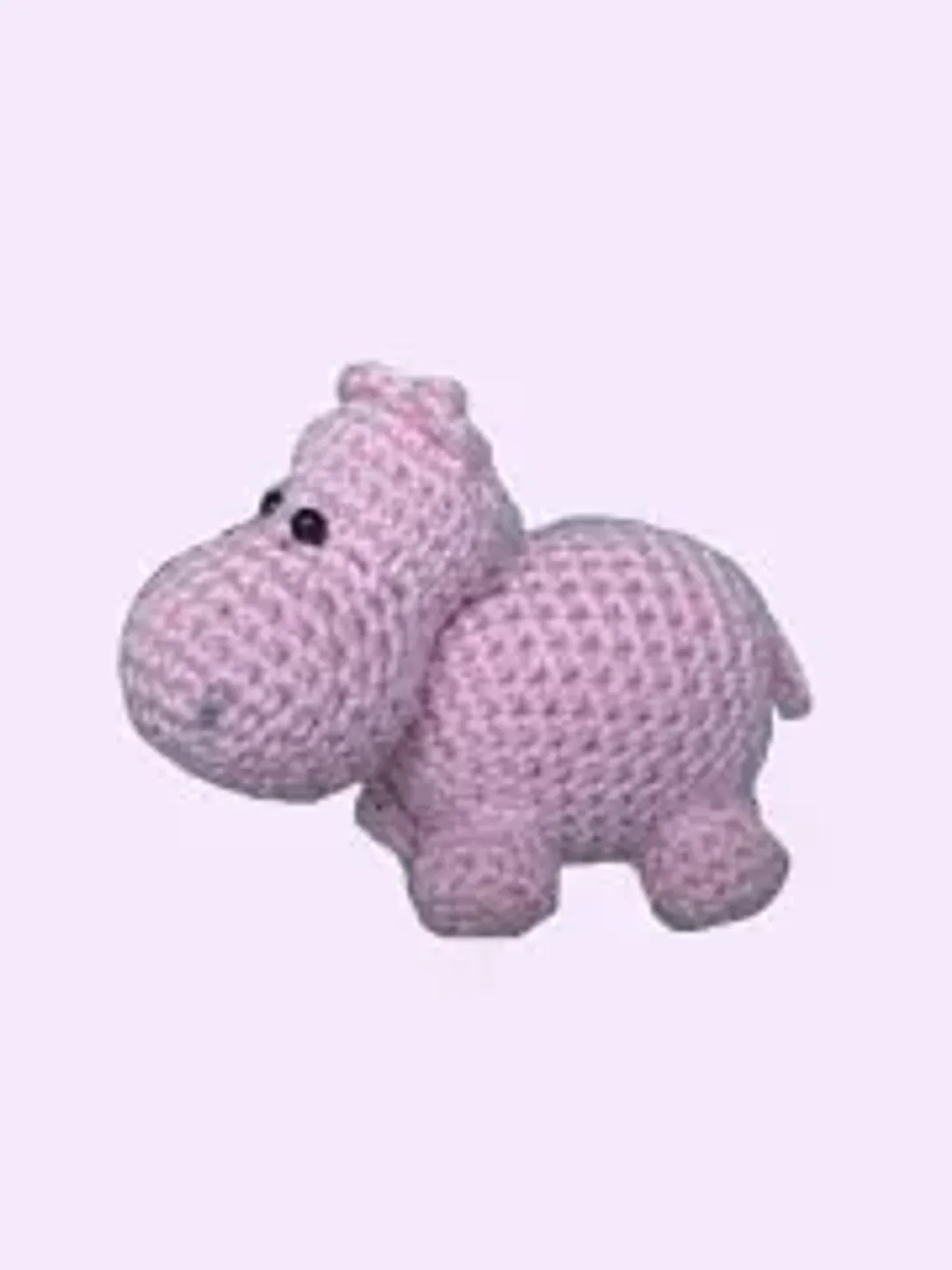 Hippopotamus crochet pattern. Amigurumi mini hippopotamus keychain toy ...