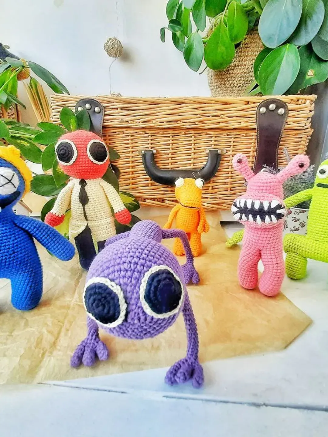 Crochet Rainbow friends pattern. Amigurumi Rainbow Friends tutorial ...