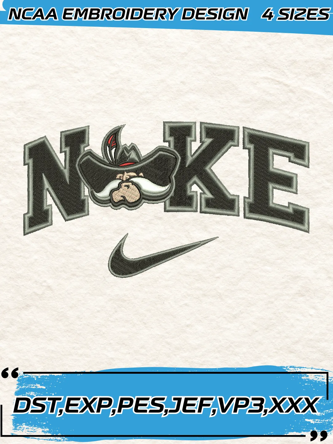 Nike UNLV Rebels Embroidery Design,NCAA Logo Embroidery Design,Machine ...